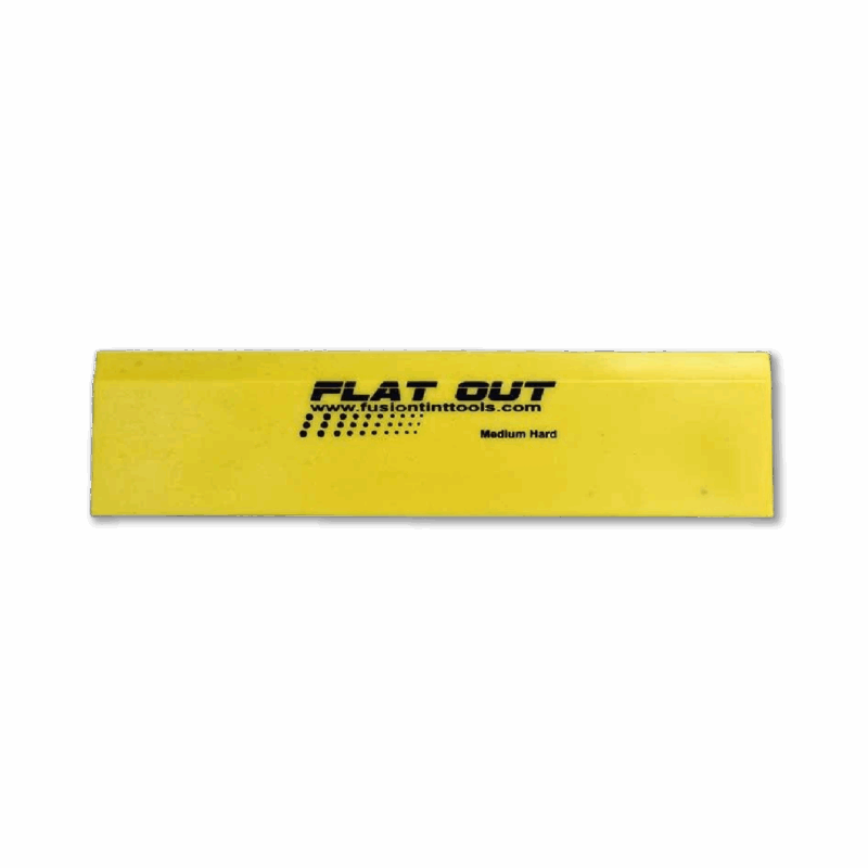 8" Yellow Flat Out Blade - Union Window Films